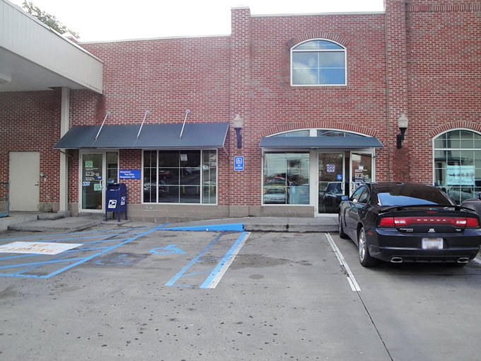 Even postal services get the brick treatment in Morgantown, where everyday errands take place in settings worthy of architectural appreciation.