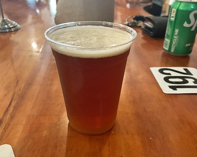 That amber ale isn't just a beer&mdash;it's liquid courage for tomorrow's climb and celebration of today's survival, all in one glass.