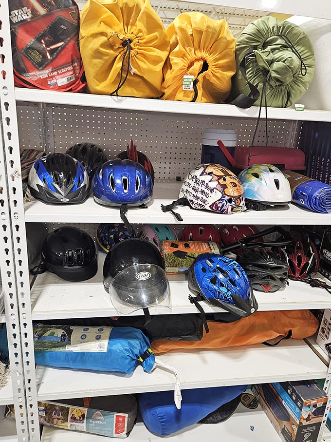 Helmets for every adventure&mdash;because safety should be affordable too. That blue one might have just saved you enough money for an extra ice cream stop.