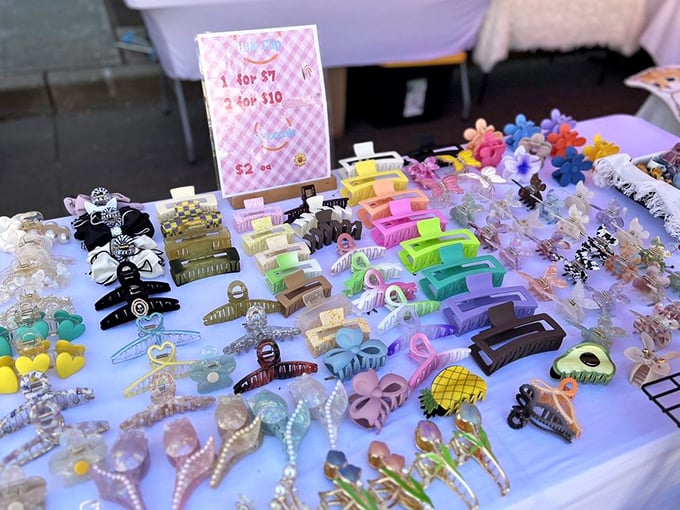 Hair accessories in every color of the rainbow&mdash;because sometimes your outfit just needs that perfect clip to go from "fine" to "fabulous."