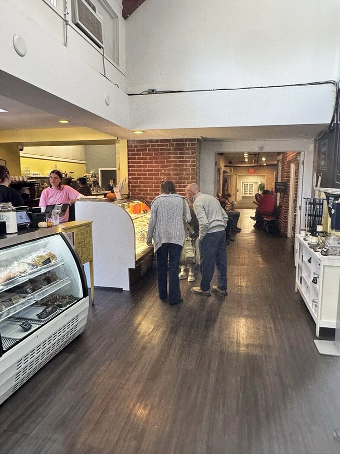 Where the magic happens: Gracie's counter service area combines small-town charm with the promise of delicious things to come.