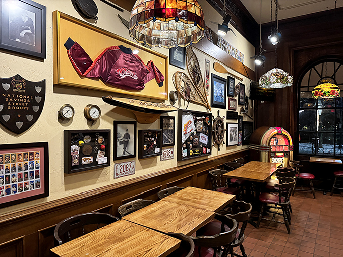 The walls tell stories of Boston sports legends and television lore, creating the perfect backdrop for your own memorable chapter.