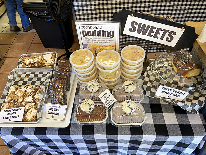 The dessert table&mdash;because after conquering mountains of smoked meat, your sweet tooth deserves its own little victory celebration.