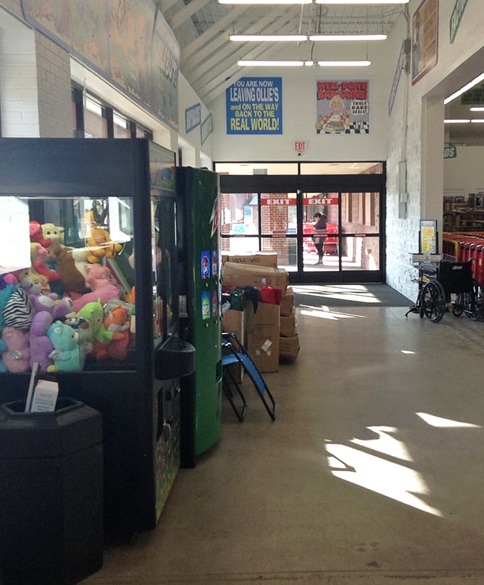 Exiting Ollie's feels bittersweet—you're leaving the land of bargains but heading "back to the real world" with treasures in tow.