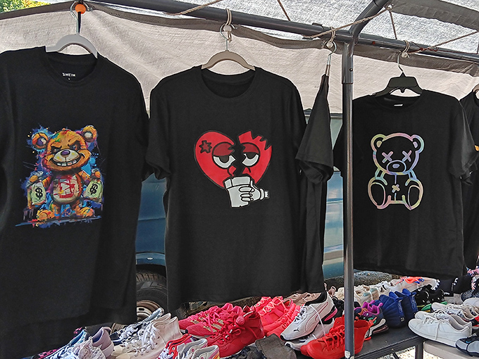 Graphic tees with attitude! Bold designs make statements that range from cute to edgy for style-conscious bargain hunters.