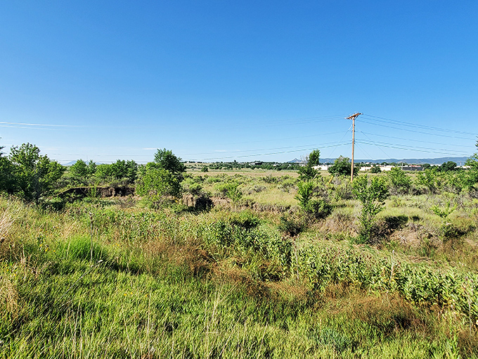 The surrounding grasslands stretch toward the horizon, a reminder that Raton sits at the edge of the Great Plains like nature's front porch.