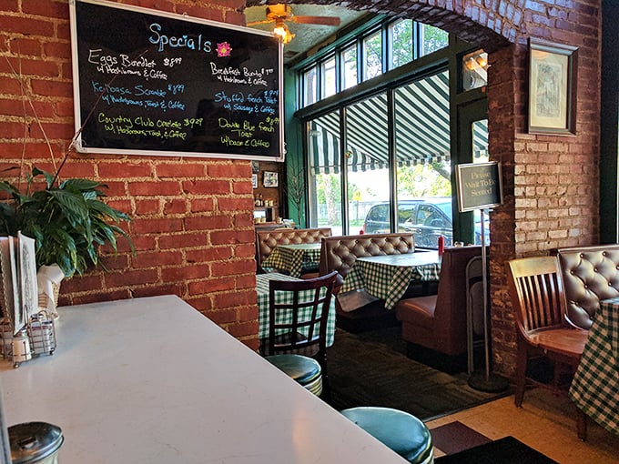 Chalkboard specials and cozy booths&mdash;the universal language of "this place takes breakfast seriously enough to change it up regularly."
