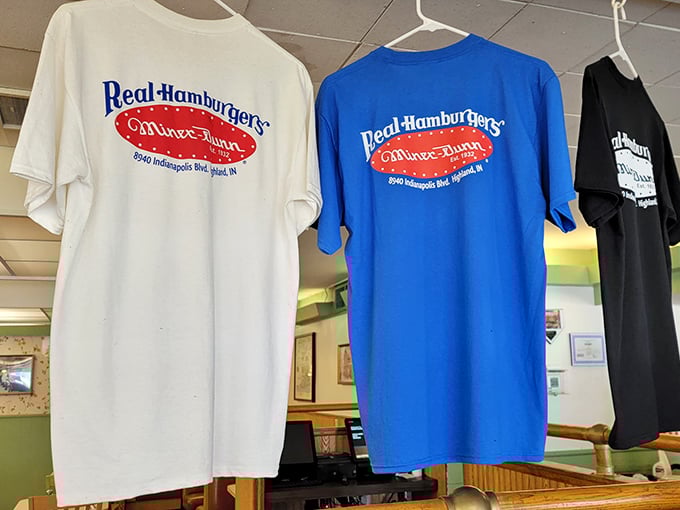 Merch that says "I've found burger nirvana and I want the world to know." These shirts are the Highland equivalent of concert tees for food enthusiasts.