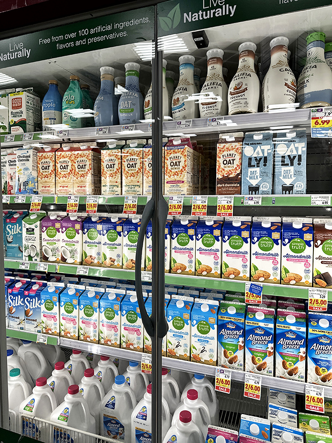 The alternative milk section has expanded faster than Anchorage itself. Who knew there were so many ways to not drink dairy?