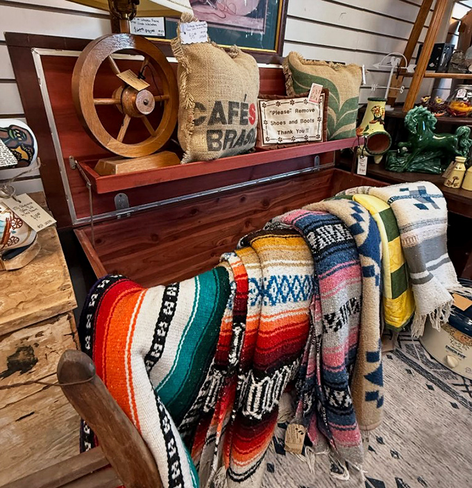 These aren't just blankets&mdash;they're woven time capsules of Southwestern design that bring instant character to any room lacking that certain something.