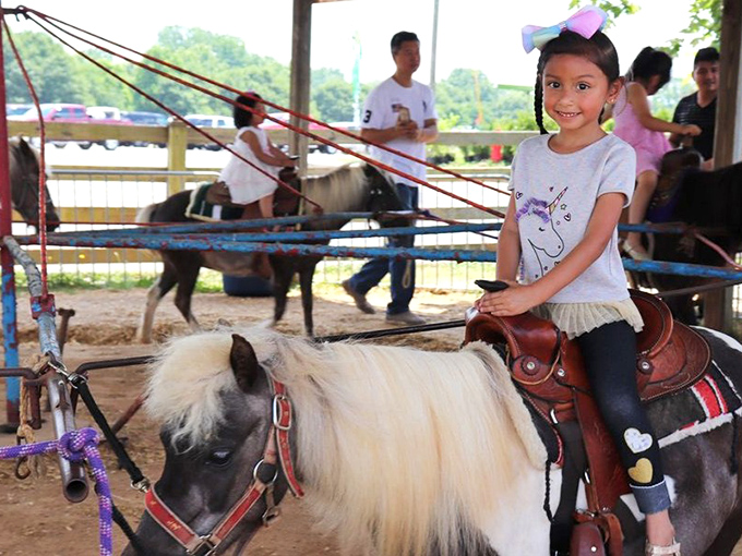 Pony rides that turn ordinary weekends into magical memories&mdash;just look at that smile worth a thousand words.