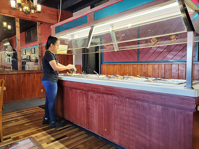 The buffet line—where culinary dreams come true. A place where "all you can eat" meets "everything you want to eat."