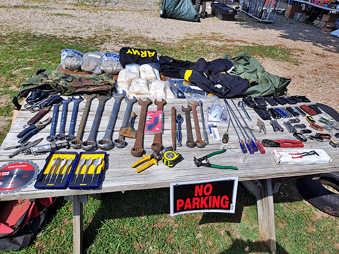 One person's "garage cleanout" becomes another's complete workshop starter kit. These well-worn tools have built more Virginia homes than most contractors.