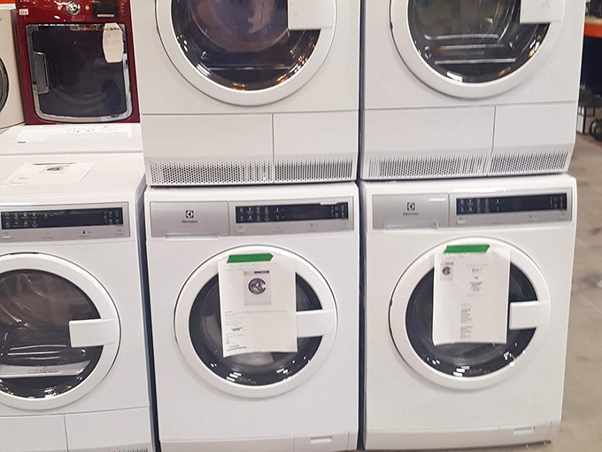 Laundry day gets an upgrade without the premium price tag. These machines have plenty of cycles left in them&mdash;just like your favorite jeans.