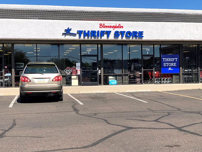 Blessingdales: Where clever wordplay meets serious savings in this Phoenix thrift destination.