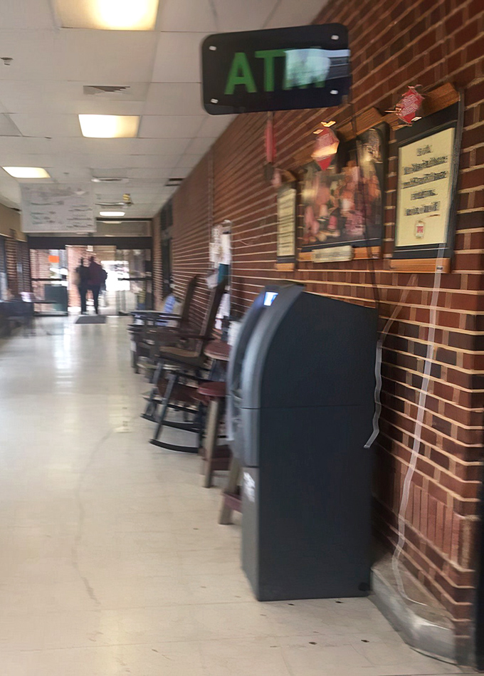 Even the market's corridors tell a story, with brick walls and wooden chairs creating an atmosphere that whispers, "Slow down and stay awhile."