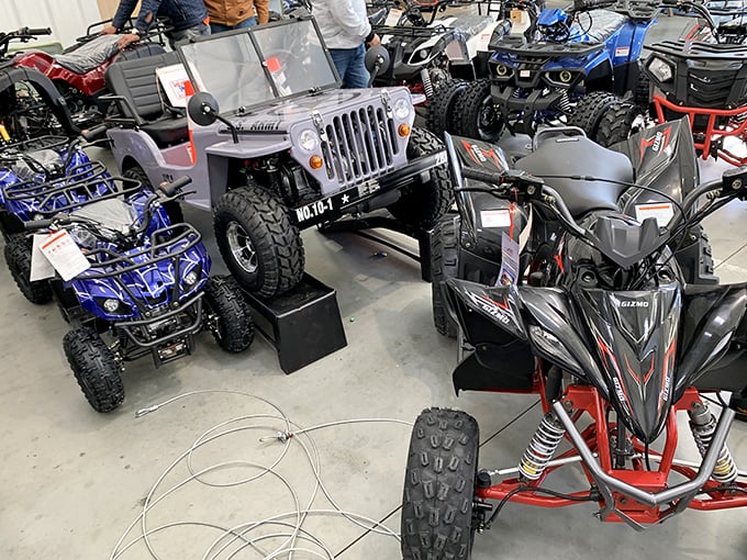 ATVs and mini jeeps for the kid who has everything except their own off-road vehicle collection.
