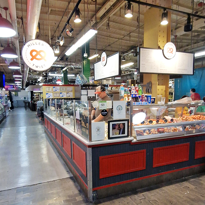 Another view of pretzel paradise, where every angle reveals another reason to loosen your belt preemptively.