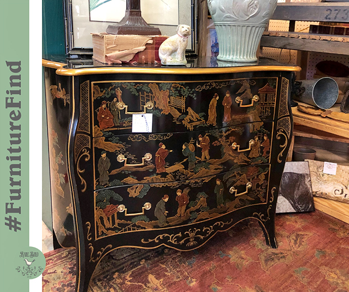 This Asian-inspired chest of drawers doesn't just store things&mdash;it transports them to another world. Functional art at its finest.