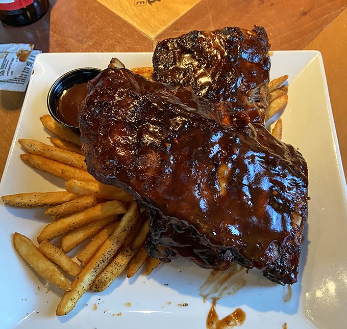 These BBQ ribs don't just fall off the bone &ndash; they practically leap off with a glossy sauce that should be bottled and sold separately.