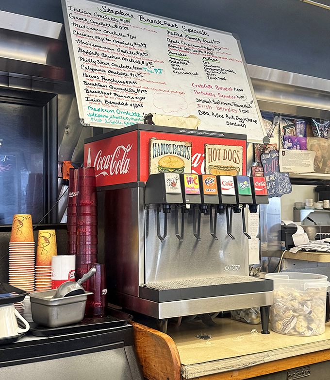 The soda fountain&mdash;where decisions between cola and root beer have been contemplated with the seriousness they deserve.