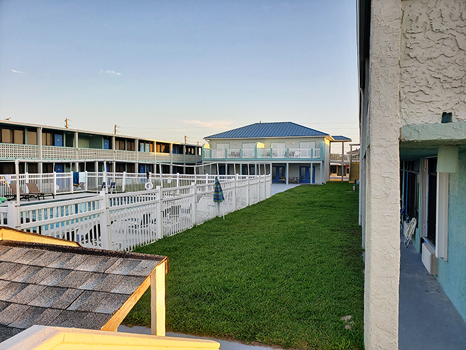 The Buccaneer Inn offers no-nonsense accommodations where your vacation dollars go toward location rather than unnecessary luxury.