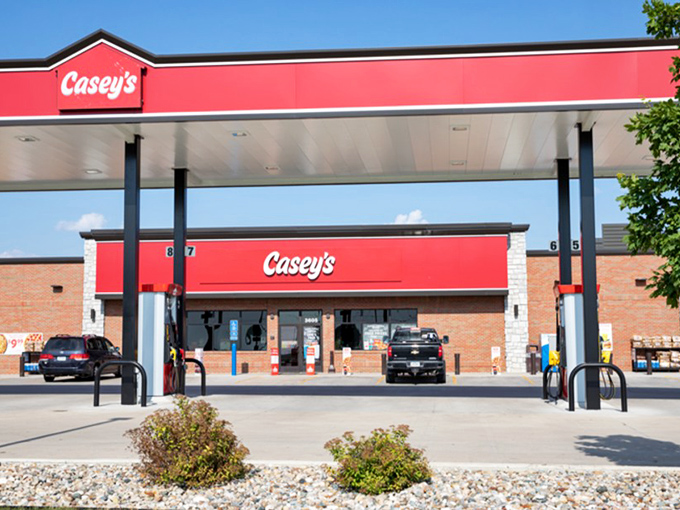 Casey's clean lines and efficient design&mdash;where road-trippers find both fuel for their vehicles and their appetites.