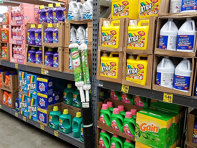 Cleaning supplies that won't require scrubbing your savings account. Name-brand products at prices that make stocking up feel downright responsible.