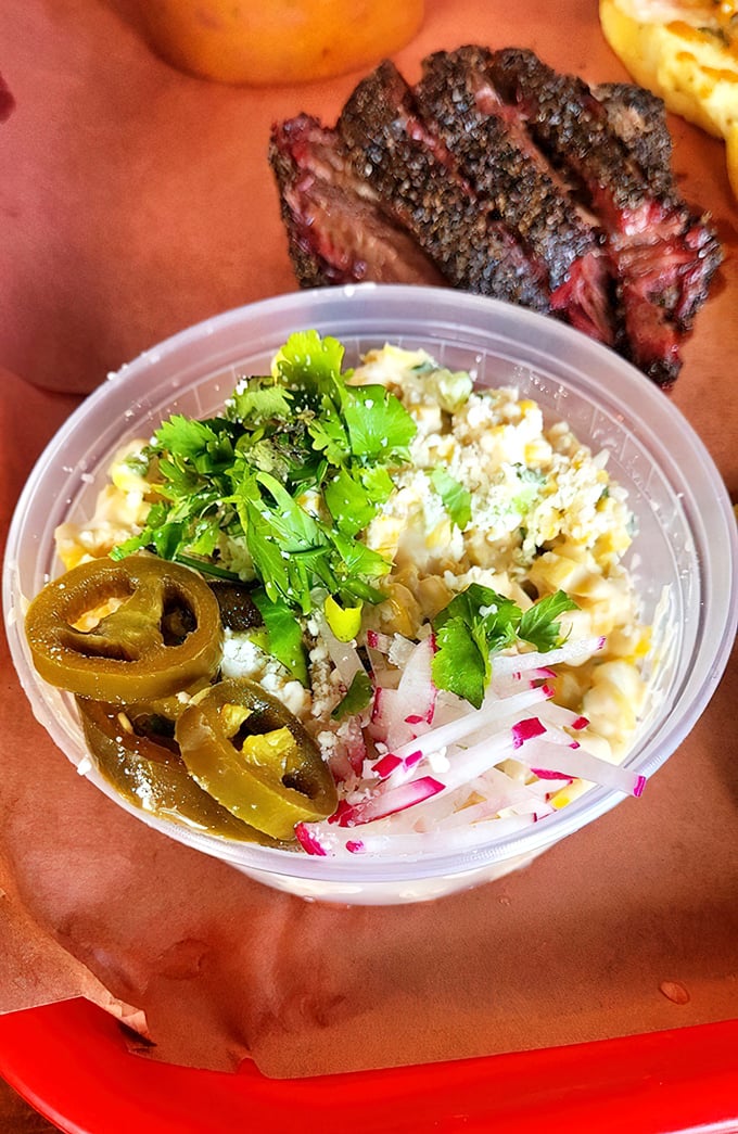 A corn salad that's having a party with jalape&ntilde;os, cilantro, and radish&mdash;proving vegetables can hang with the cool kids too.