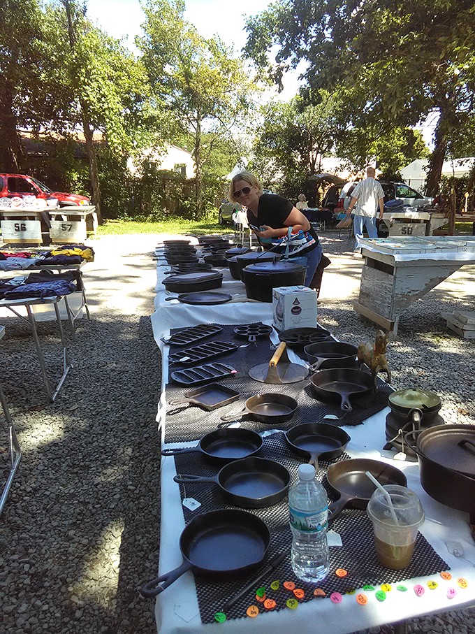 Cast iron paradise where seasoned shoppers find seasoned cookware. These pans have stories to tell and meals yet to make.