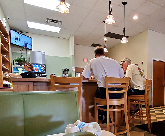 The counter seats&mdash;where solo diners become regulars and servers remember exactly how you like your eggs after just two visits.