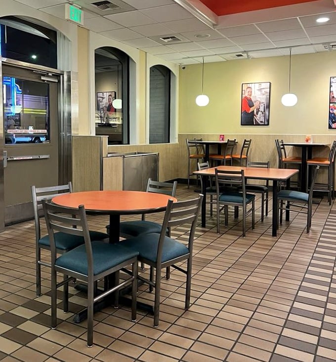 Round tables, comfortable booths, and enough natural light to actually see what you're eating&mdash;revolutionary dining concepts here.