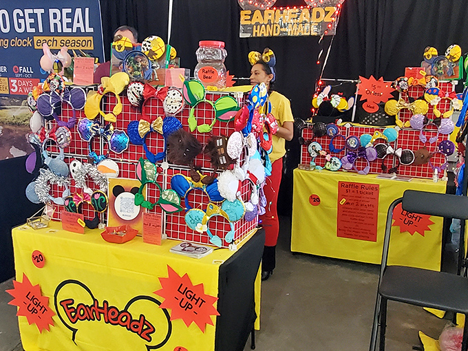 The EarHeadz display brings whimsical character to functional accessories. Who knew headphones could double as a fashion statement and conversation starter?