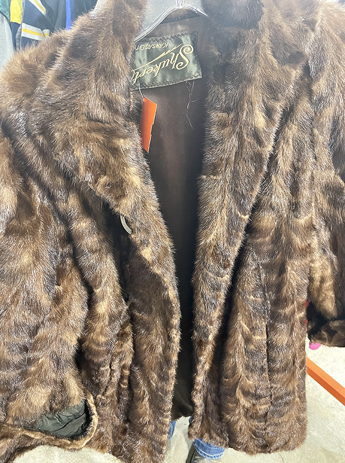 Vintage glamour hanging between everyday finds&mdash;like finding a truffle in a bag of perfectly good mushrooms.