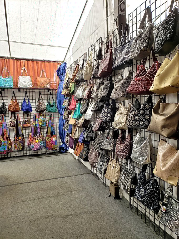 Handbag heaven where purse dreams come true. From boho to business, there's a shoulder accessory for every personality and occasion.