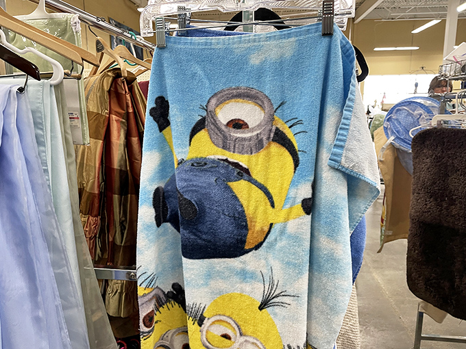 Even Minions get their second chance here &ndash; yesterday's movie merchandise becomes tomorrow's beach day companion.