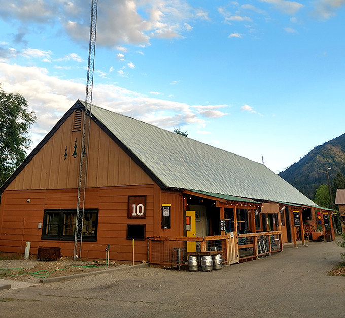 This unassuming building houses liquid gold&mdash;the OSB Taproom where locals gather to share stories as freely as they share pints.