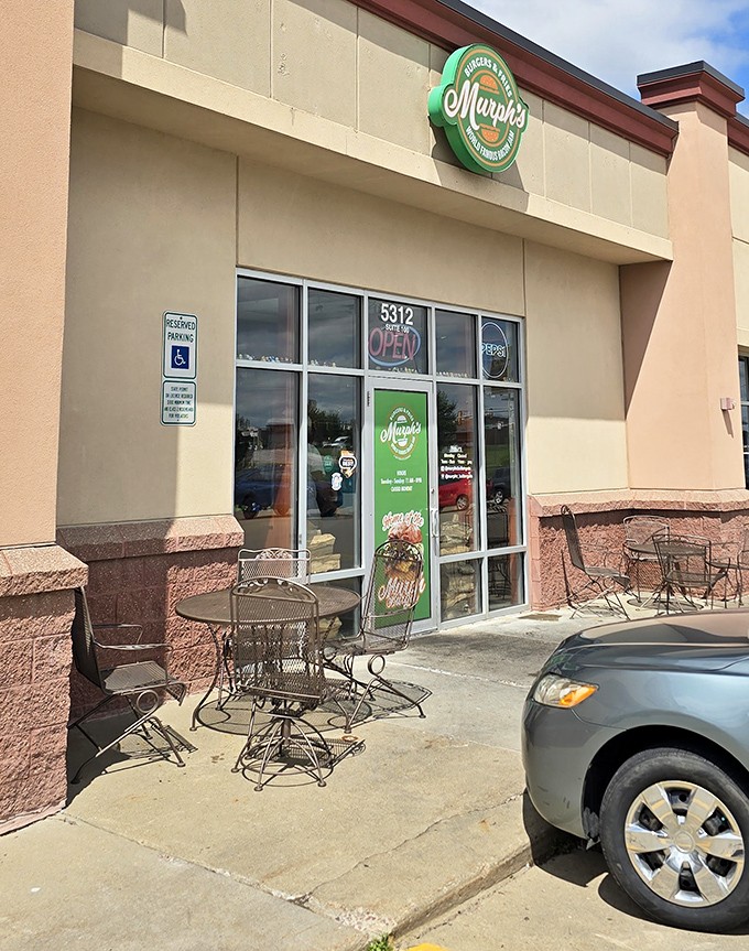 Outdoor seating for those perfect South Dakota days when sunshine makes every burger taste even better than usual.