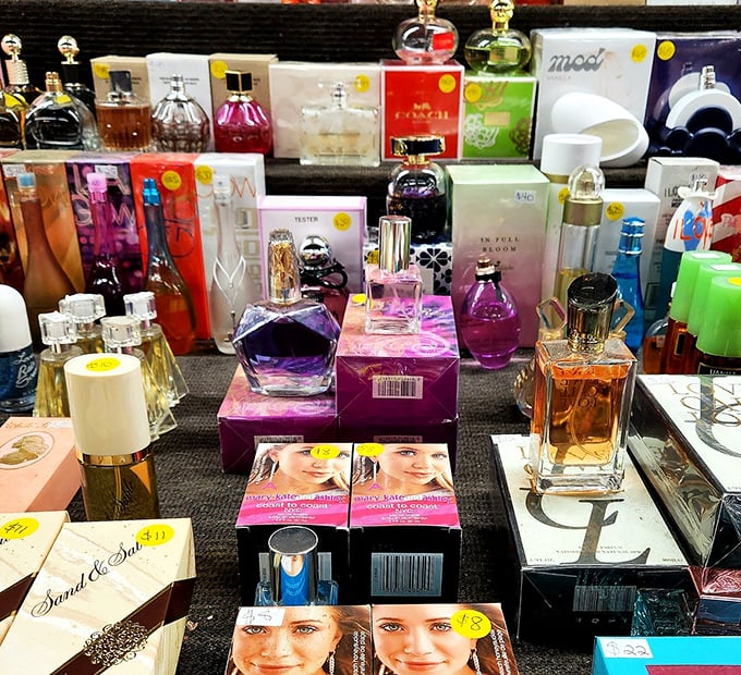 Perfume paradise where you might find designer scents at prices that won't make your wallet weep. Smell expensive without the expense!
