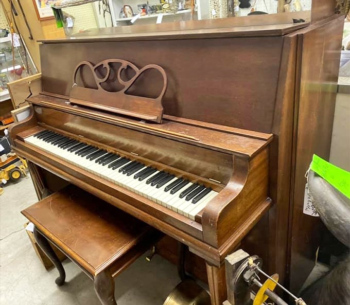 This piano has accompanied countless family sing-alongs and reluctant recitals. Its keys have felt the touch of beginners and virtuosos alike.