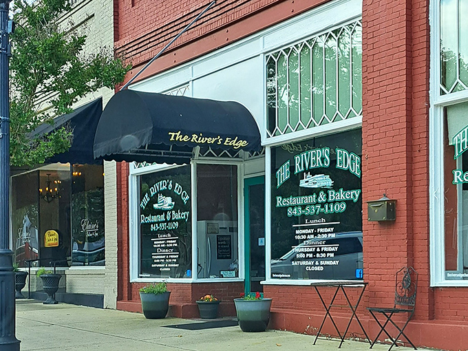 The River's Edge Restaurant promises meals with a side of small-town hospitality that big city eateries charge extra for.