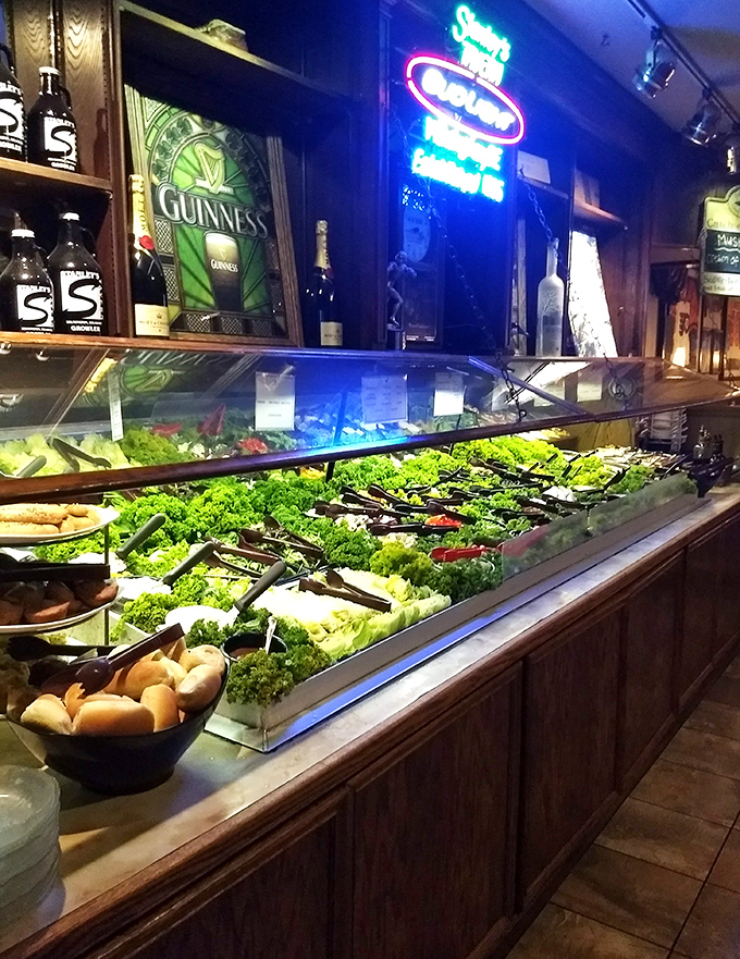 A salad bar that respects fresh ingredients&mdash;where vegetables aren't apologizing for being vegetables but celebrating their crisp, colorful existence.