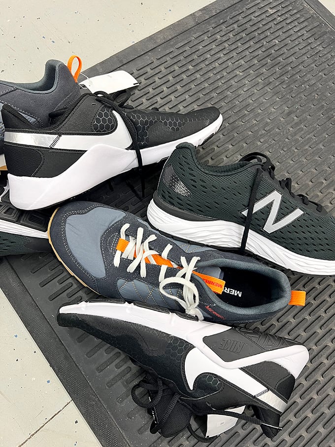 Athletic shoes and casual footwear join the designer lineup. These New Balance and Nike options deliver performance and style without performing a disappearing act on your wallet.