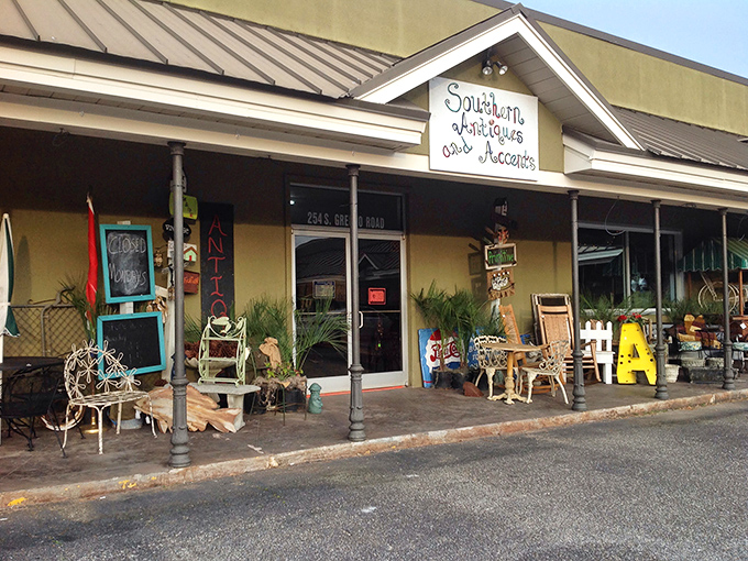 Southern Antiques and Accents offers treasures your grandchildren will fight over someday. The best souvenirs tell stories you didn't know you needed.