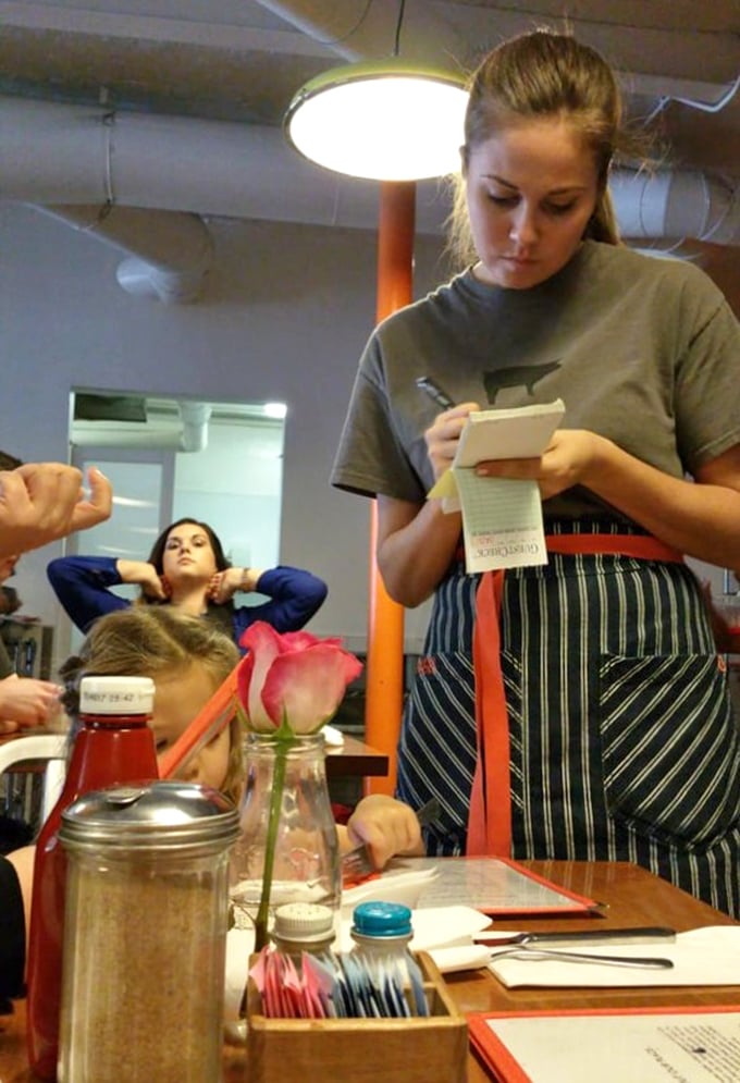 The staff moves with practiced precision, taking orders with the focus of surgeons—except their results are considerably more delicious and significantly less bloody.