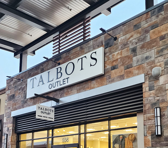 Talbots Outlet delivers classic style at prices that won't make your credit card spontaneously combust in protest.