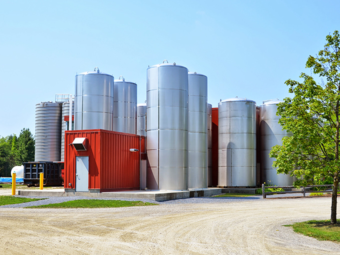 These gleaming tanks at Otter Creek Brewing Company aren't just industrial equipment&mdash;they're modern-day cauldrons where science and magic create liquid Vermont.