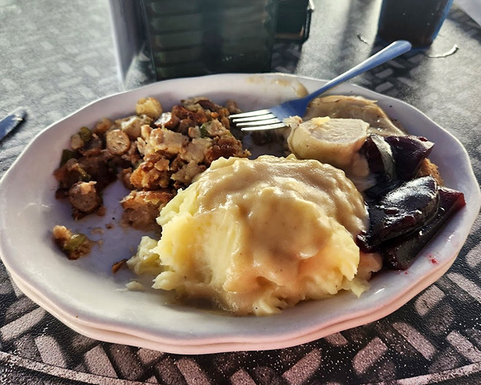 Thanksgiving on a plate, any day of the year &ndash; comfort food that reminds you of grandma's kitchen.