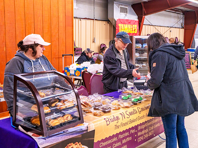 The farmers market brings together bakers, makers, and flavor-creators. Those pastries aren't just desserts&mdash;they're edible works of art.