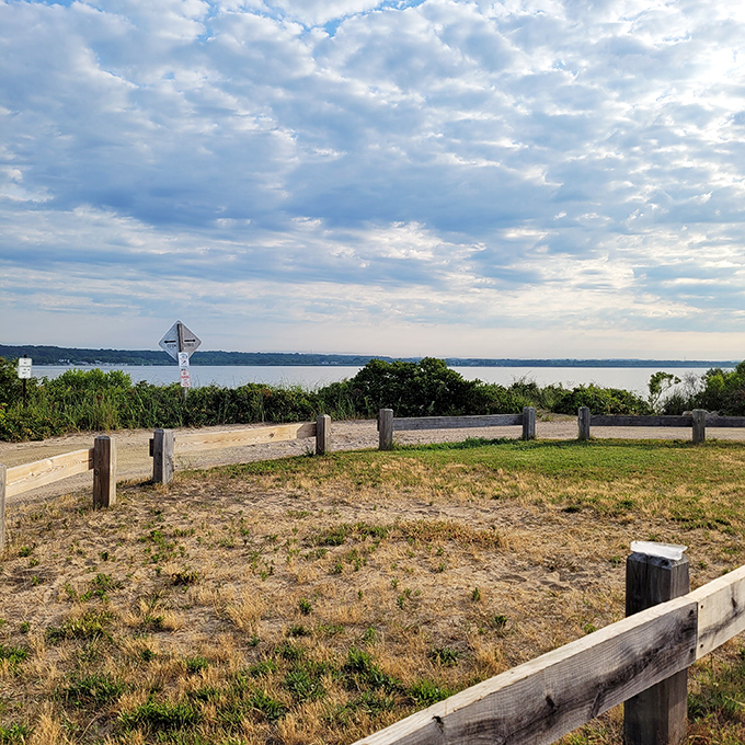 Two worlds meet at East Beach. Ninigret Pond's calm waters on one side, Atlantic's majestic waves on the other.